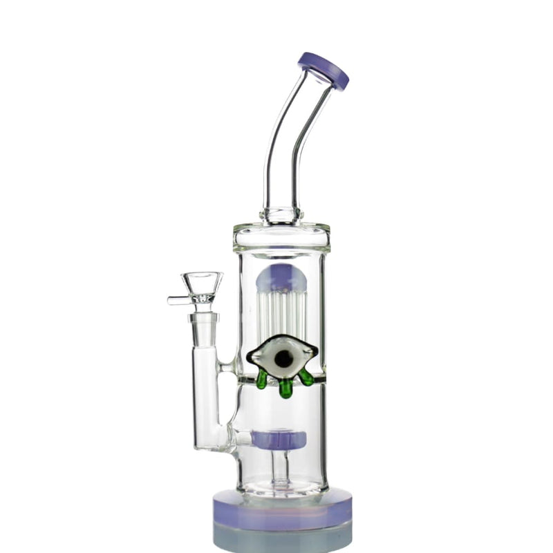 12" Slime Double Chamber Water Pipe with 14mm Male Bowl – Smokerolla®