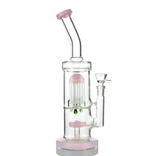 12 Slime Double Chamber Water Pipe With 14mm Male Bowl — Smokerolla®