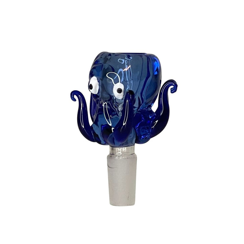 Handmade Blue Octopus Glass Bong Bowl - 14mm Deep – Smokerolla®