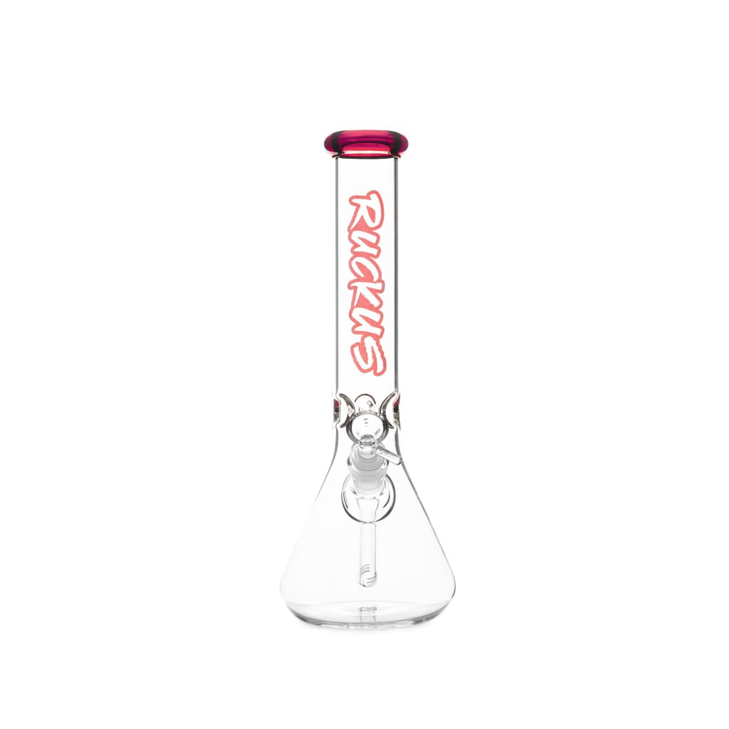 Ruckus Glass 18’ Colored Lip Beaker — Smokerolla®